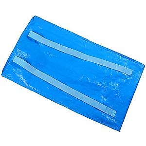 Extra Large Moving Bags with Zippers (Pack of 4) Big Storage Space - Best for Moving, Storage & Laundry - Blue Bags