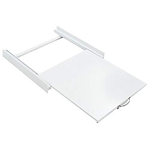 INLIFE Washing Machine Stacking Kit with Pull Out Shelf, Heavy Duty Dryer Accessories with Pull-Out Shelf Space Saving Shelf Staker for Washers Dryer Machines 23.6"x23.6"x3.1"(WxDxH)