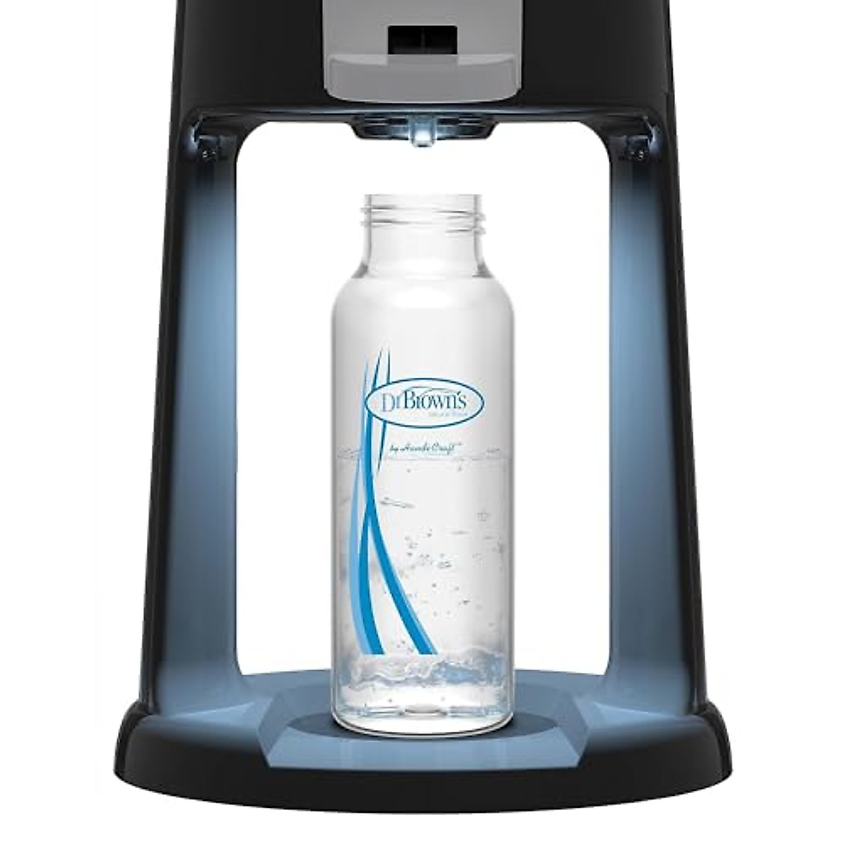 Dr. Brown's Insta-Prep Warm Water Dispenser to Instantly Prepare Baby’s Formula Bottle,Large Capacity Glass Tank with 3 Temperature Settings,Black