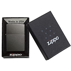 Zippo Gray Dusk Pocket Lighter, Standard