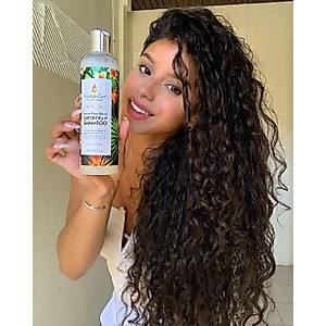 Flora & Curl African Citrus Superfruit Shampoo for Kinky and Curly Natural Hair 10.5 fluid-oz