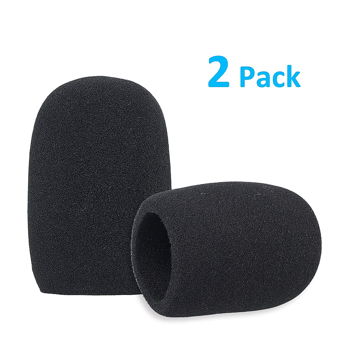 SUNMON Windscreen Foam Cover, Windscreen Pop Filter for Audiotechnica AT2020 Condenser Studio Microphone (2 PACK)