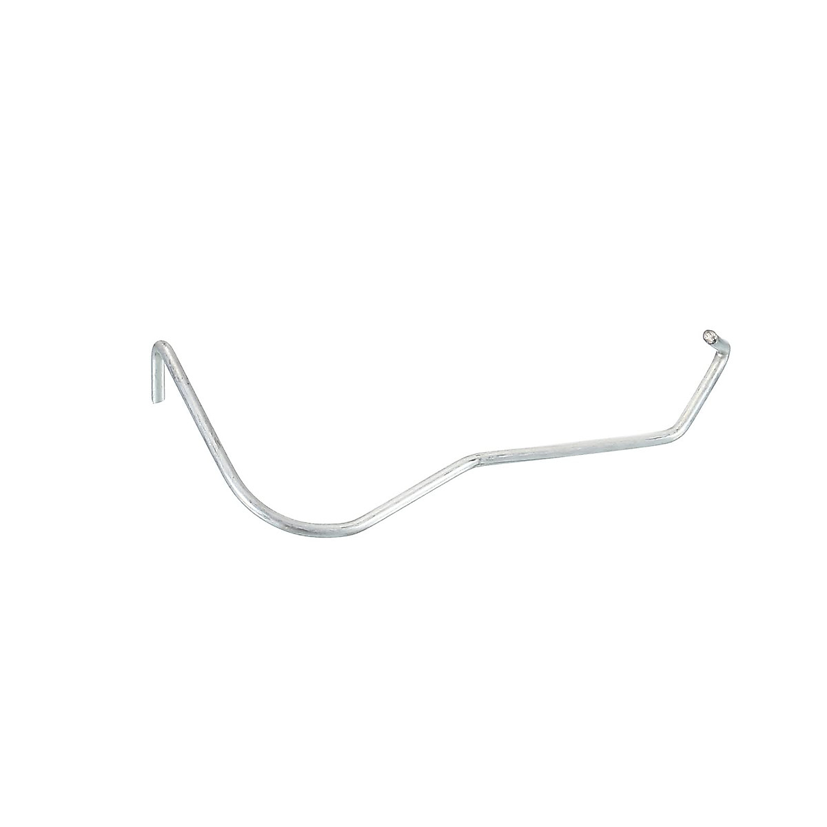 PATIKIL 3x1.1 Cage Door Hook, 10Pcs Stainless Steel Durable Singe Wire Water Pipe Latch Hook for Locking and Fixing Rabbit Pig Poultry Cage, Silver