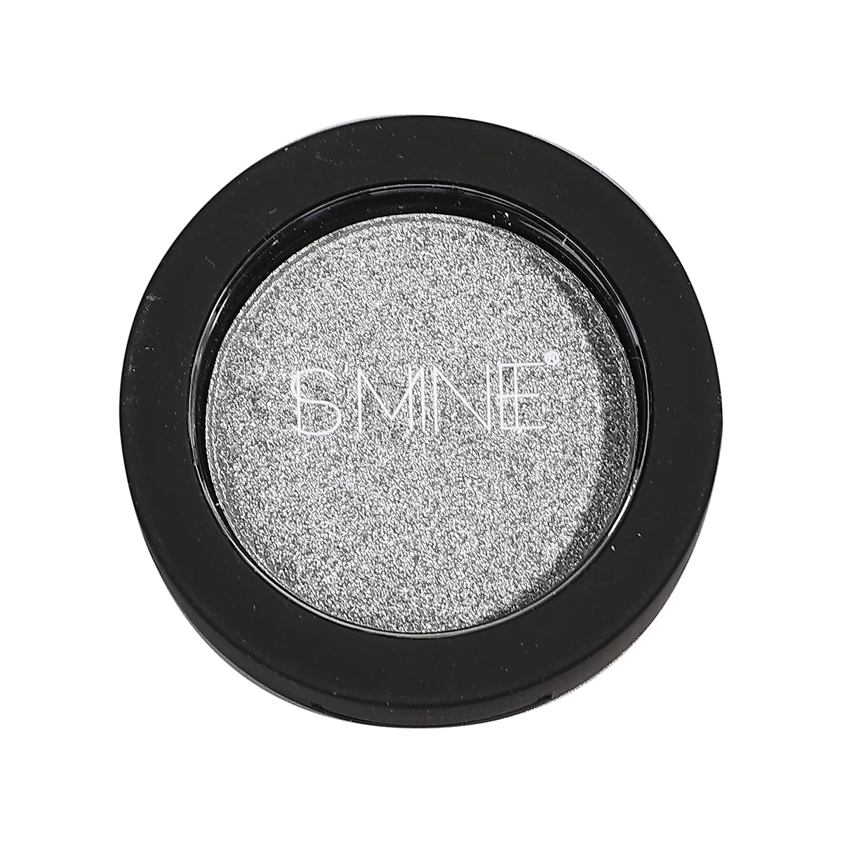 ISMINE Single Eyeshadow Powder Palette (SILVER GRAY) Shimmer Gray, High Pigment, Longwear Single Grey Eye Makeup for Day & Night (#14)
