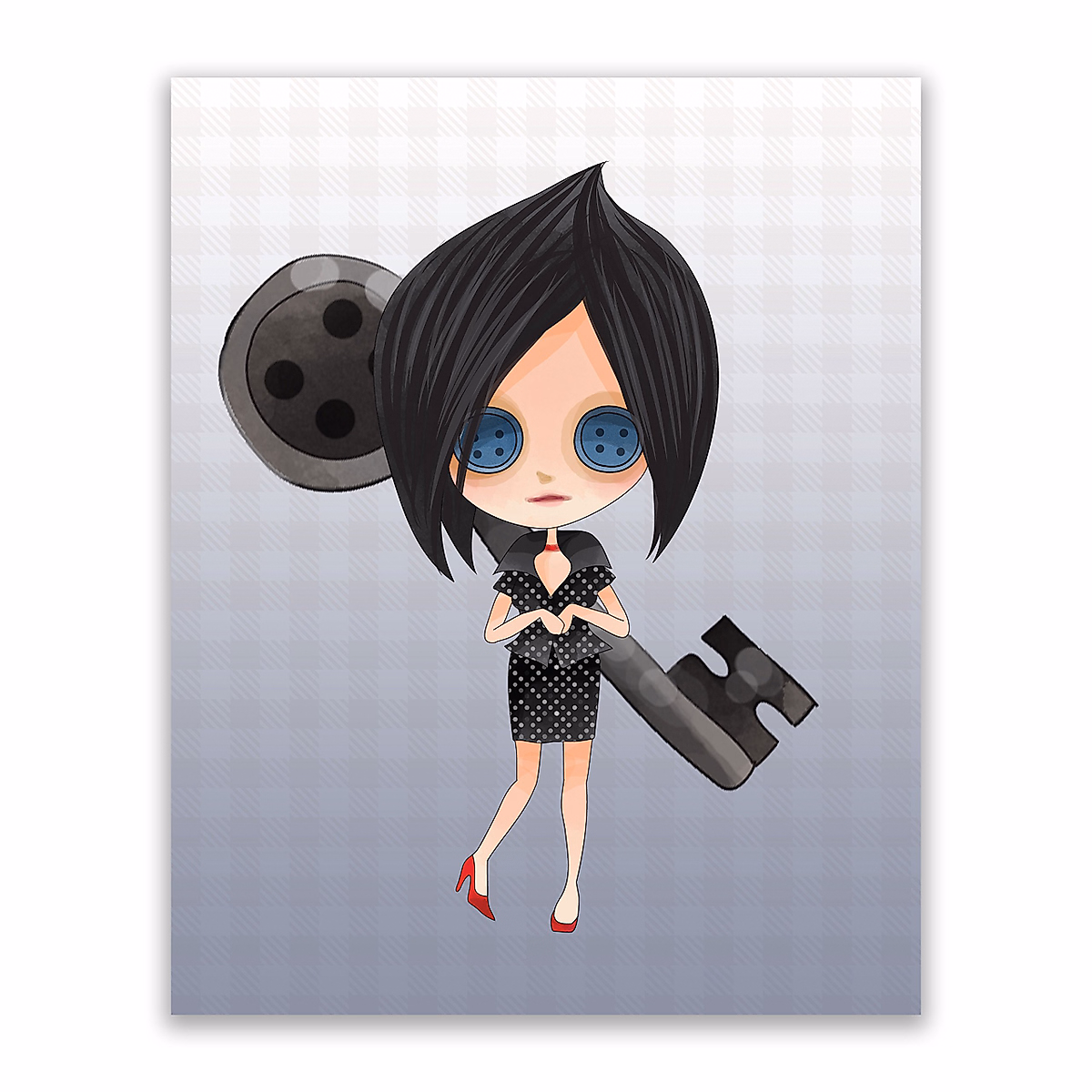 Coraline Art Prints - Set Of 6 Watercolor Photos