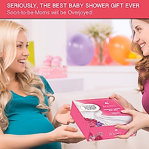 Bolino Baby Milestone Blanket for Girls Photo Prop ‎with 2 Frames, 5 Hair Bands, Flower Design in Soft ‎Minky Fleece - Baby Gift for Newborn Girl - 40x51 ‎In - Pink Flowers on White Background