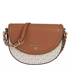 Michael Kors Jet Set Charm Medium Half Dome Chain Crossbody (vanila acorn)