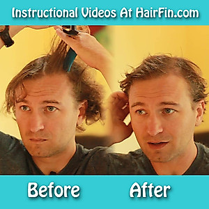 As Seen On Shark Tank - HairFin Haircut Tool Kit, Set of 3 Includes 2”, 3”, and 4” Hair Cutting Guides - Made in USA