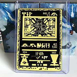 3 Pieces Ancient Metal Cards Limited Supply Collector's Rare Shiny Gold Black Card Best Gift with Card Holders