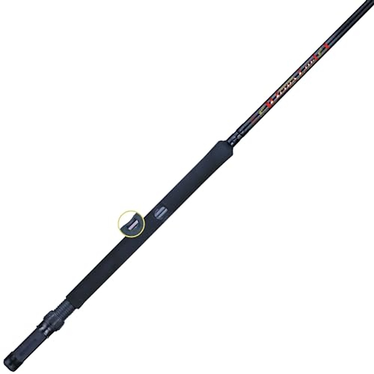 B'n'M Poles - Buck's Best Ultra-Lite Jig Pole Bottom Reel Seat, 10 Foot (2 Sections)