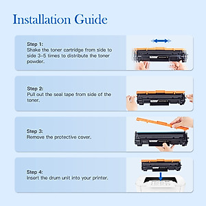 Valuetoner Compatible Toner Cartridge Replacement for HP Laserjet 48A Black Toner Cartridge 48A CF248A Used for Laserjet Pro M15w M16a M15a M16w MFP M31w M30w M29w Laser Printer (Black, 4 Pack)
