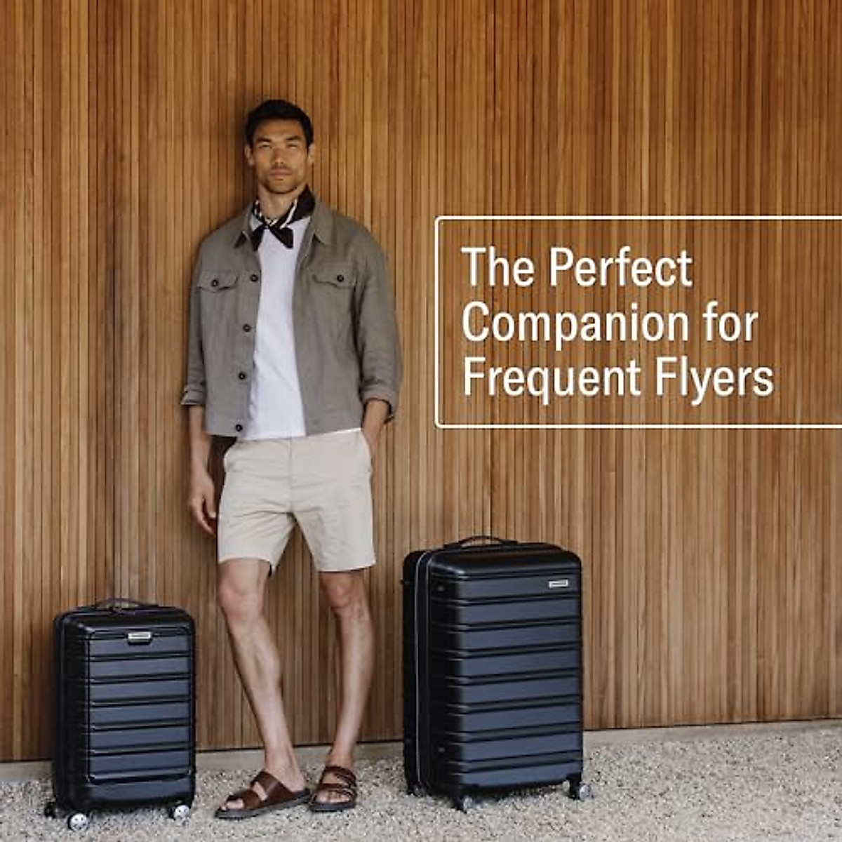 Samsonite Omni 2 24-Inch Medium Checked Hardside Luggage with 360° Spinner Wheels - Scratch Resistant Hardshell - TSA Lock - Expandable Polycarbonate Shell for Lightweight Travel - Artic Silver