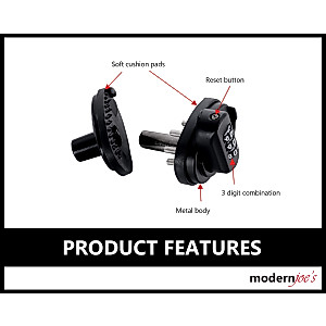 MJs Night Trigger Combination Lock for Low Level Lighting(3 pack). Fits on pistols, rifles, shotguns and revolvers.