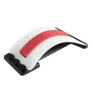 LSRRYD Back Support Brace Back Pain Relief Support Spine Injury Prevention for Pain Relief and Posture Corrector for Men and Women (Color : Red)