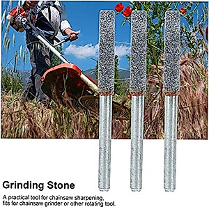 Complete Chainsaw Sharpening Tool Set with Grinding Stones & Burr Files - Perfect for Rotary Tool Accessories