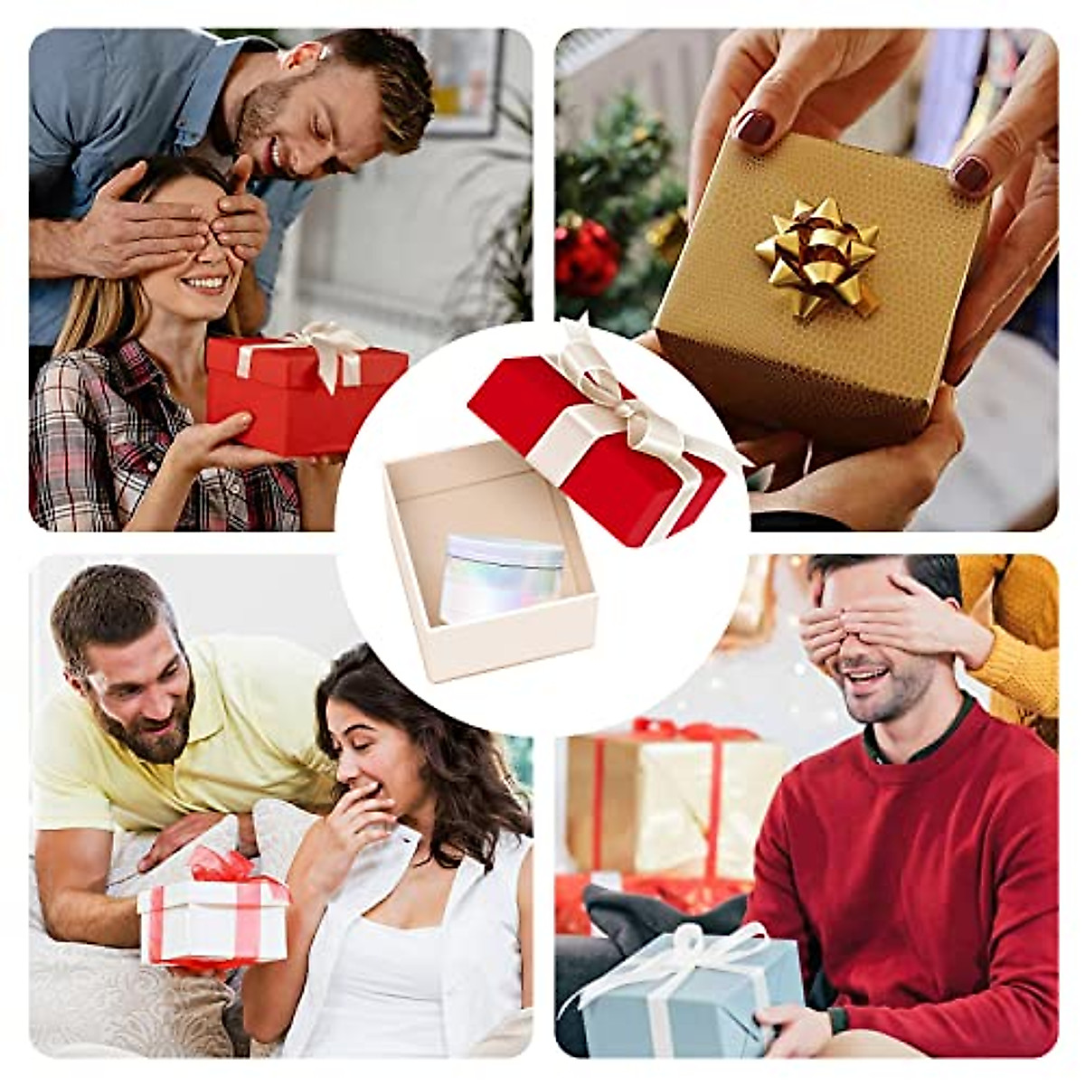 PJTTU Spice Grinder,Easy Clean (Rainbow White, 2")