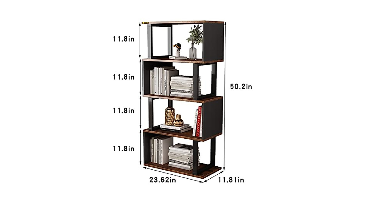 Buy MIN WIN 5-Tier Modern Storage Display Shelf