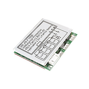 NOYITO 100A 4S 3.2V Lithium Iron Phosphate Battery Protection Board 12.8V with Balance Over-Current Over-Charge Over-Discharge Short-Circuit Protection