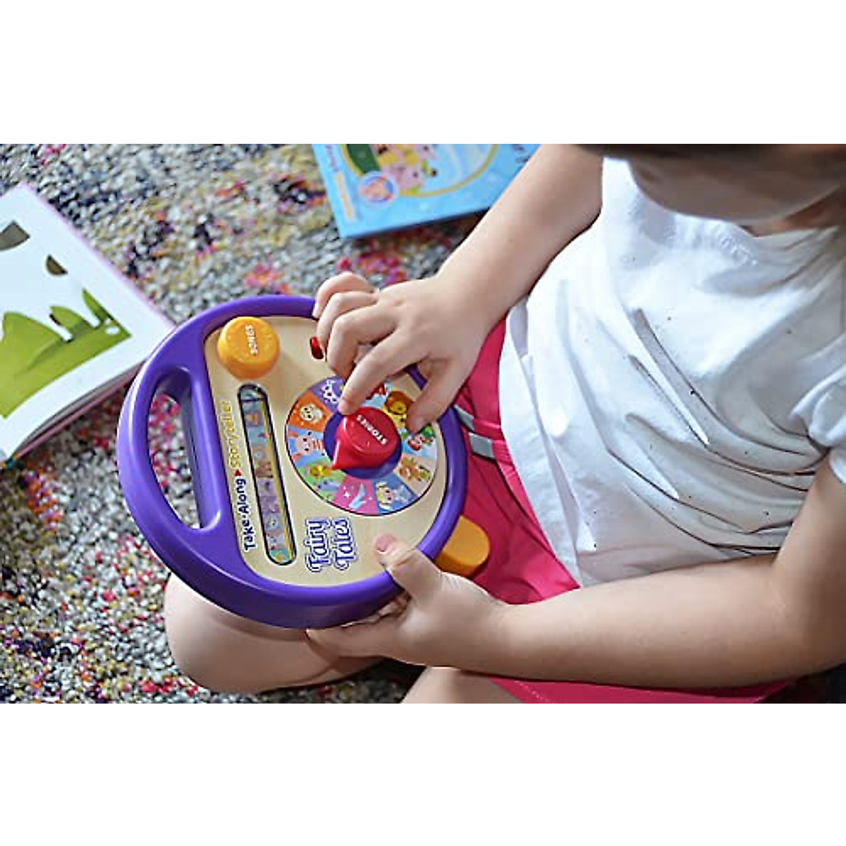 Fairy Tales Take Along Storyteller: Interactive Electronic Music Player/Reader with 11 follow-along books (Children's Interactive Story and Song Carry Along Player With Books)