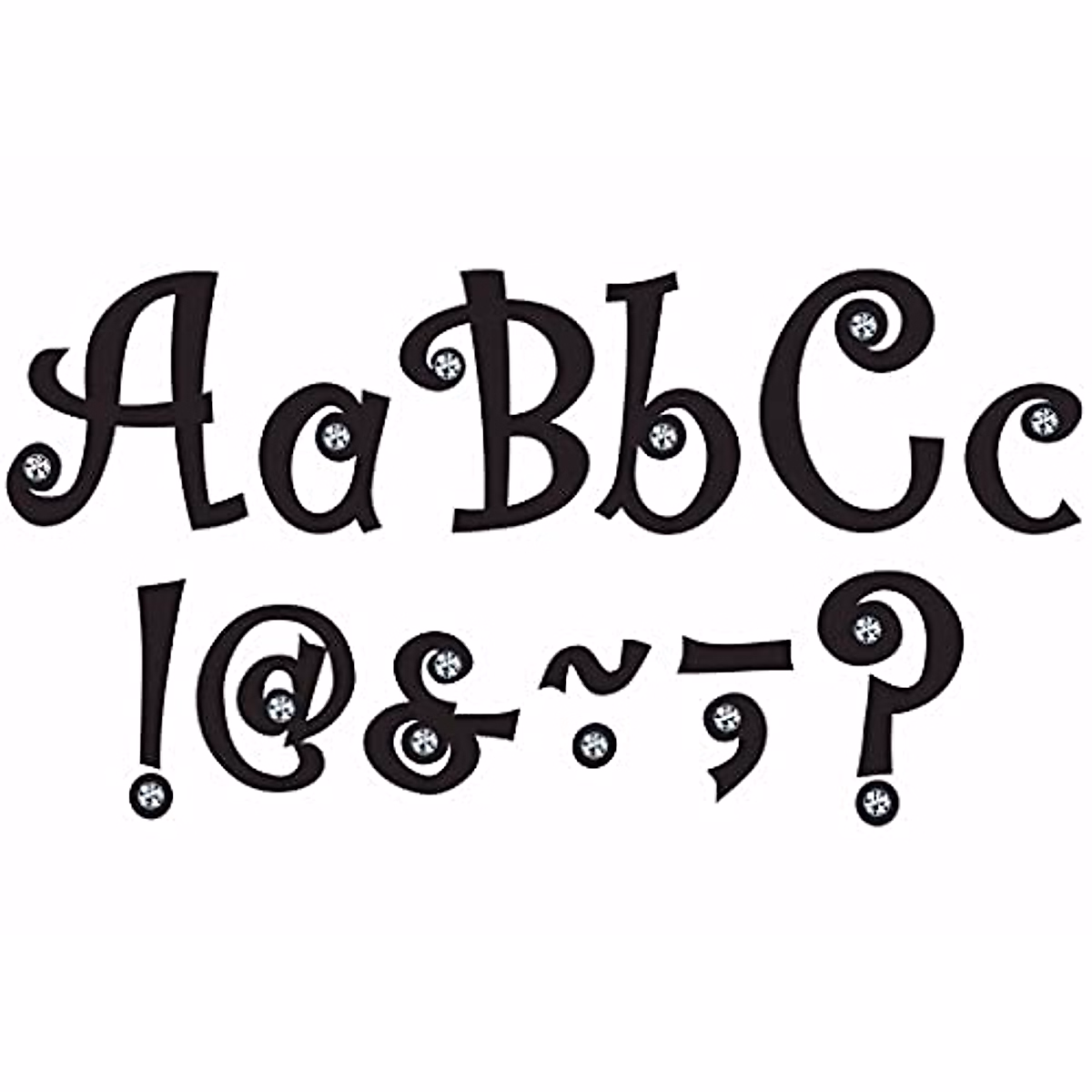 Teacher Created Resources 75174 7-Inch Bling Letters with Jewels