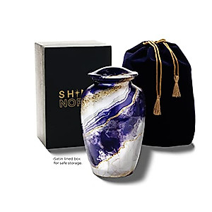 Shine North Urns for Ashes Adult Male Urns for Human Ashes Adult Female with 4 Small Urns for Human Ashes