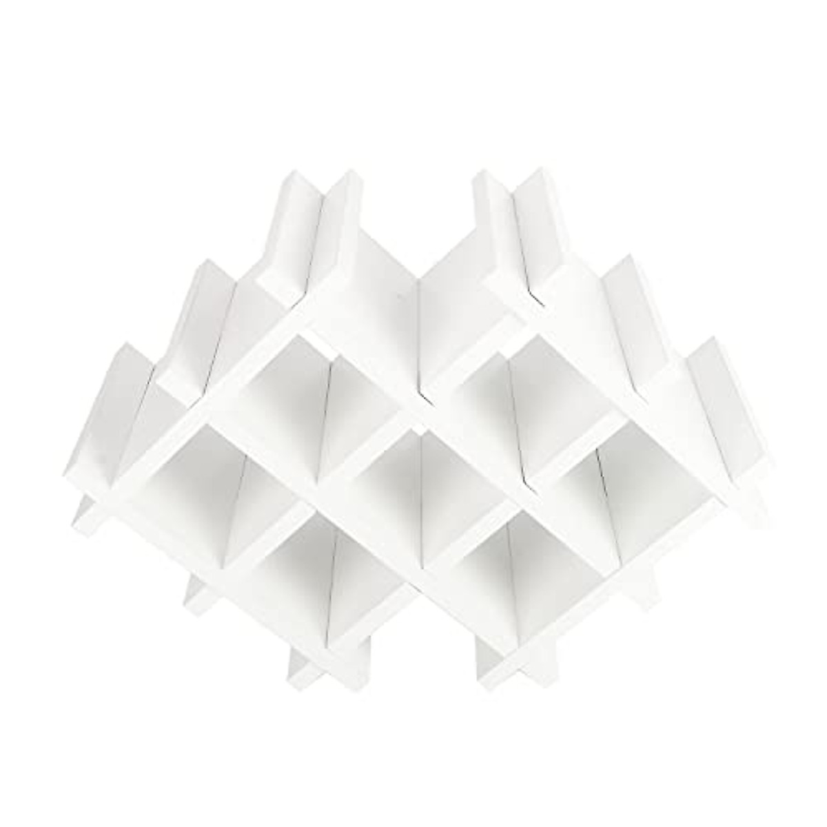 Wine Rack Wall Mounted, Wall Mount Wine Rack with Wine Glass Holder, Wall Holder White Floating Wine Shelf Holder with 8 Wine Bottle Holders for Home Kitchen