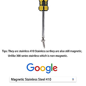 Jetovo 150 Pack 410 Stainless Steel Pan Head Phillips Self Drilling Screws Sheet Metal Tek Screws Assortment Kit - Size: #8 x 1/2" #8 x 3/4" #8 x 1"