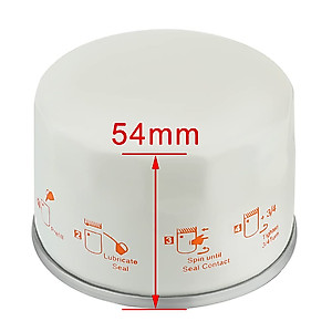 Harbot 492932 Oil Filter for Briggs and Stratton 492932S 696854 695396 John Deere AM125424 GY20577 LG492932S Kawasaki 49065-7007 49065-0721 (Pack of 2)