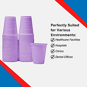 Essentials Healthcare Products Essentials Plastic Drinking Cups; Lavender 5 ounce drinking cups; One case of 1000 cups