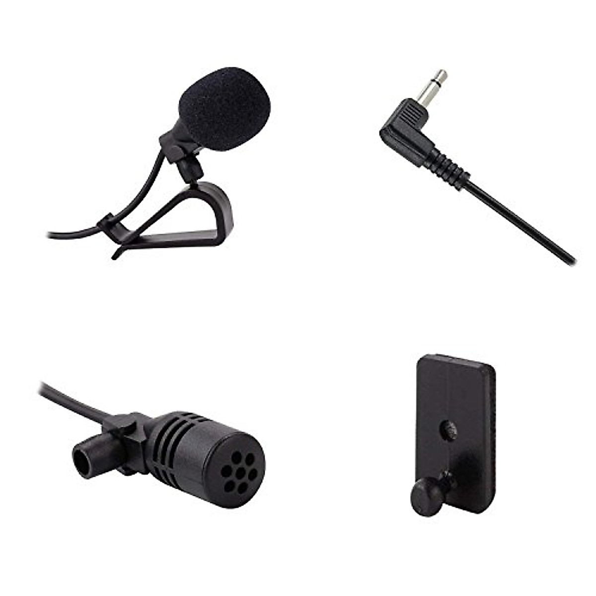 Galabox Mic 3.5mm Microphone External Assembly for Car Vehicle Head Unit Bluetooth Enabled Audio Stereo Radio GPS DVD