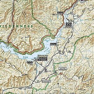 Superstition and Four Peaks Wilderness Areas Map [Tonto National Forest] (National Geographic Trails Illustrated Map, 851)