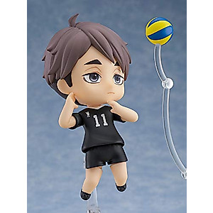 Orange Rouge Haikyu!! to The Top: Osamu Miya Nendoroid Action Figure, Multicolor