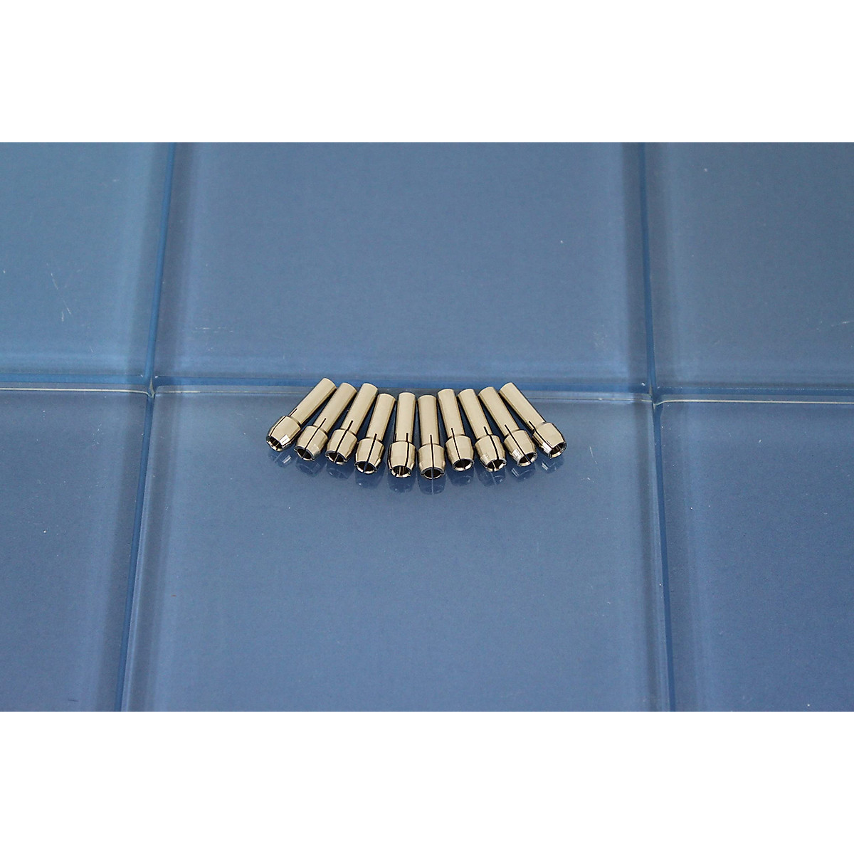 TEMO 10 pc Durable Shiny 1/8 Inch Rotary Tool Collet Bit #480 for Dremel Rotary Tools