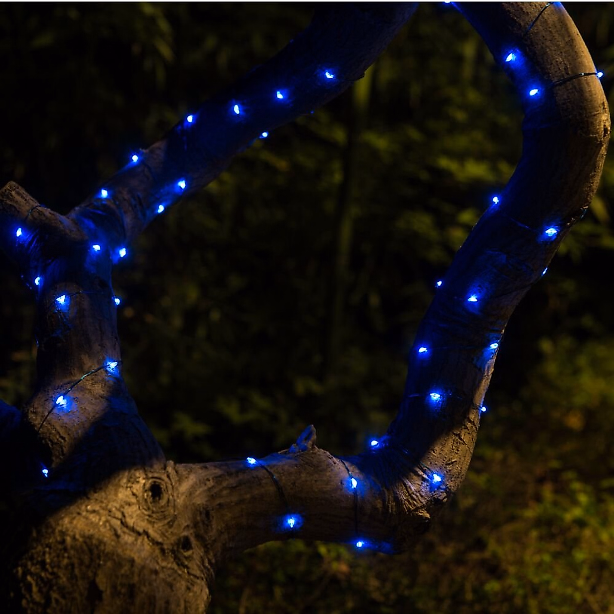 Solar Powered String Lights, 100 LED Copper Wire Lights, Waterproof Starry String Lights, Indoor/Outdoor Solar Decoration Lights For Gardens, Patios, Homes, Parties: 20 ft, Blue