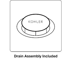 KOHLER 394-4-BN Devonshire Widespread Bathroom Faucet with Pop-Up Drain Assembly, 3-Hole 2-Handle Bathroom Sink Faucet, 1.2 gpm, Vibrant Brushed Nickel