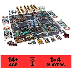 Spin Master Games, Marvel Zombies: Heroes’ Resistance, A Zombicide Game, Collectible Marvel Figurines, for Fans of Marvel Rivals & Action Movie Toys, 1-4 Players, for Adults & Teens Ages 14 & Up