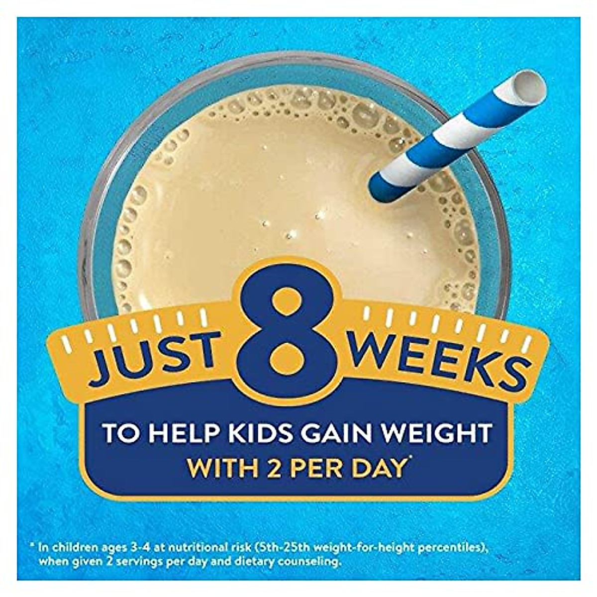 PediaSure Grow & Gain with Immune Support, Kids Protein Shake, 27 Vitamins and Minerals, 7g Protein, Helps Kids Catch Up On Growth, Non-GMO, Gluten-Free, Banana 8-fl-oz Bottle, 24 Count