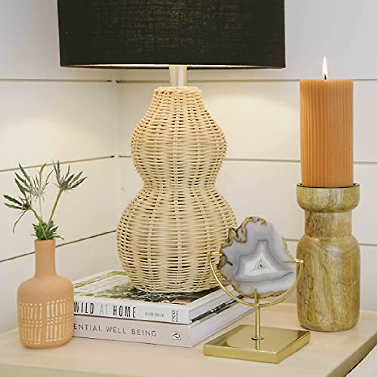 Main + Mesa Natural Brown Agate on Stand