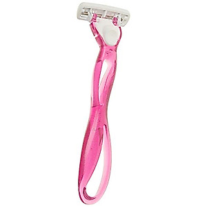 BIC Click 3 Soleil Women's Disposable Razors, 3 Blades With a Moisture Strip For a Smoother Shave, 12 Piece Razor Set