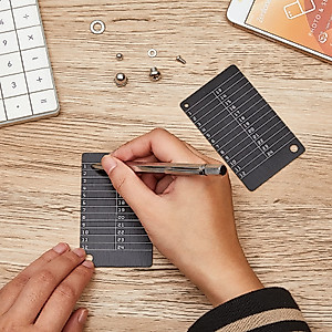 Crypto Steel Storage 2 Pieces Metal Seed Phrase Storage Stainless Steel Cryptocurrency Wallet Private Cold Storage Crypto Wallet Crypto Steel Hardware Wallet with Screws