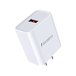 Quick Charge 3.0 Wall Charger Block Plug,USB Cube Power Adapter Fast Charging Block for Samsung Galaxy S24 S23FE A15 A25 A14 A13 A54 S22 S21 S10 S9 S8 A20 A12 A53 A03S A04S A51 A52 A24 A23 A34,Note 20