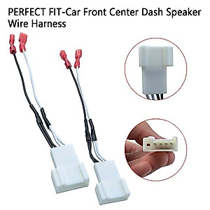 Car Tweeter Speaker Wire Harness Replacement for Toyota 4Runner Tacoma Rav4 Camry Subaru WRX Forester Crosstrek Impreza 2012-2020 Speaker Adapter Tweeter Speaker Connector (2PCS)