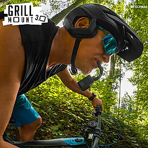 Pro Standard Grill Mount 3. 0 - The Best Mouth Mount Compatible with GoPro Cameras (Black/red)…