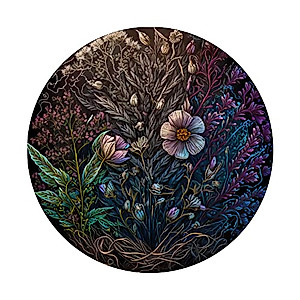 Floral Plant Wild Flowers Blossoms Garden Botanical Foliage PopSockets Swappable PopGrip