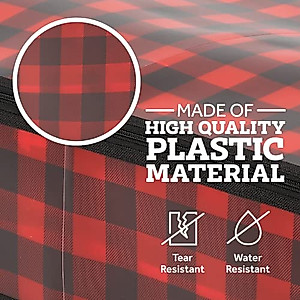 ZOBER Wrapping Paper Storage Containers - 33 Inch Gift Wrapping Organizer Storage W/Interior Pockets - Fits 20 Standard Rolls of Wrapping Paper, Bows, and Ribbons