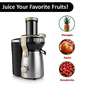 Brentwood Appliances JC-1000 2-Speed 1,000-Watt Juice Extractor with 50-Ounce Graduated Jar Other Kitchen Appliances, Normal, Black