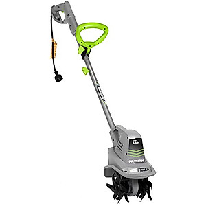 Earthwise TC70025 7.5-Inch 2.5-Amp Corded Electric Tiller/Cultivator, 7.5-Inch, 2.5-Amp Corded, Grey