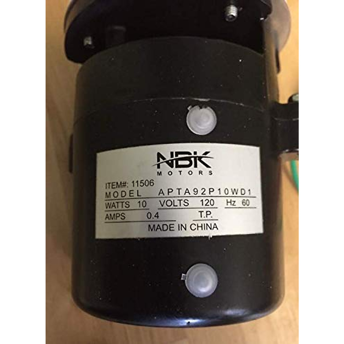 Hoshizaki Pump Motor Assy Model# APTA92P10WD1|Water Pump Motor|Includes Run Capacitor