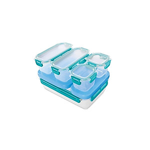 Rubbermaid LunchBlox Leak-Proof Entree Lunch Container Kit, Large, Blue