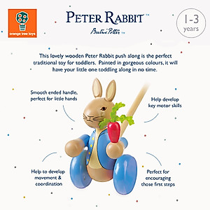 Orange Tree Toys Peter Rabbit Push Along